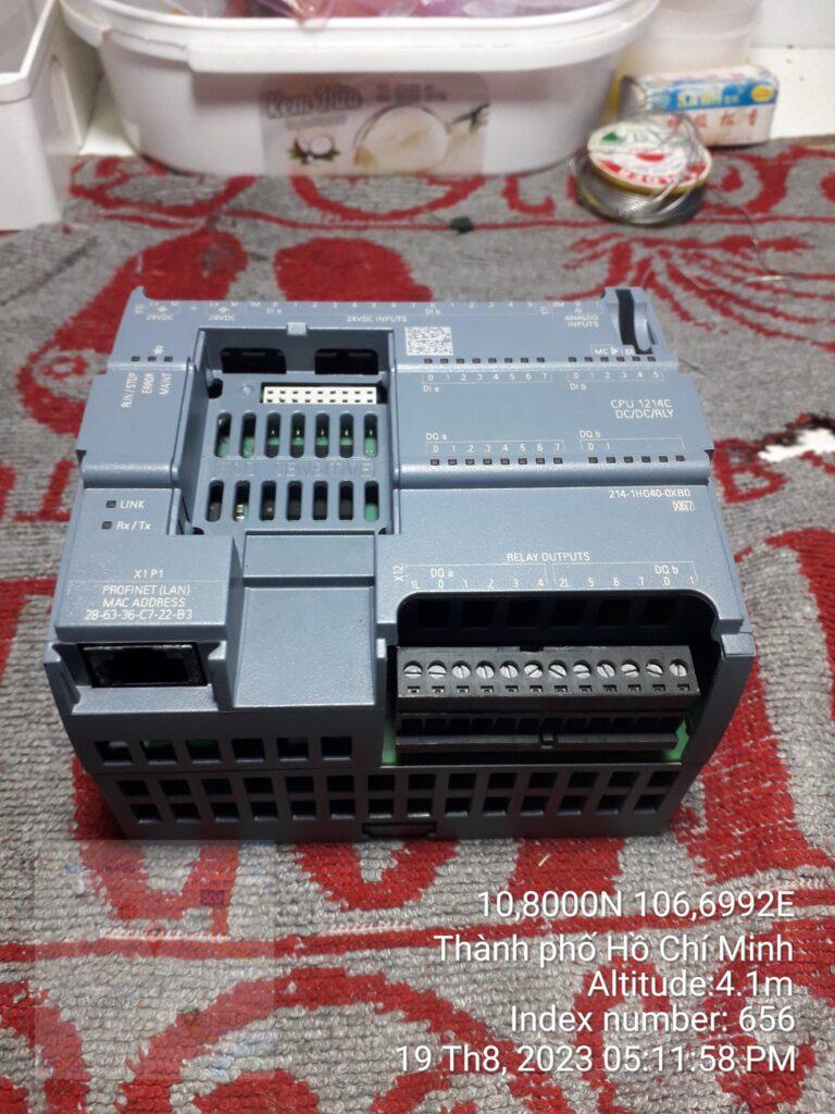 Sửa PLC Siemen S7 1200 1214c Dc DC Rly mất nguồn - CÔNG TY TNHH TMN SOFT