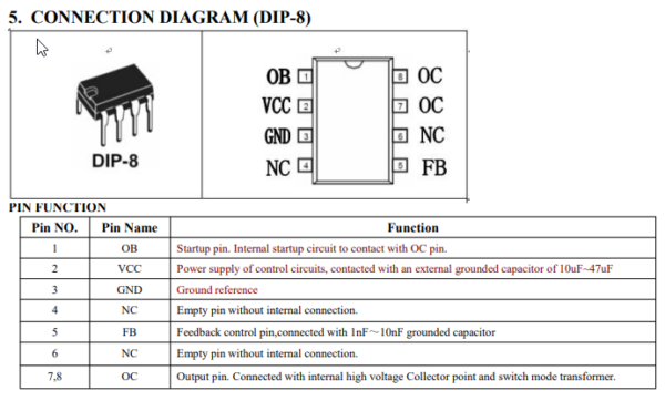 Phân tích mạch nguồn xung đơn giản dùng ic DK1203 - CÔNG TY TNHH TMN SOFT